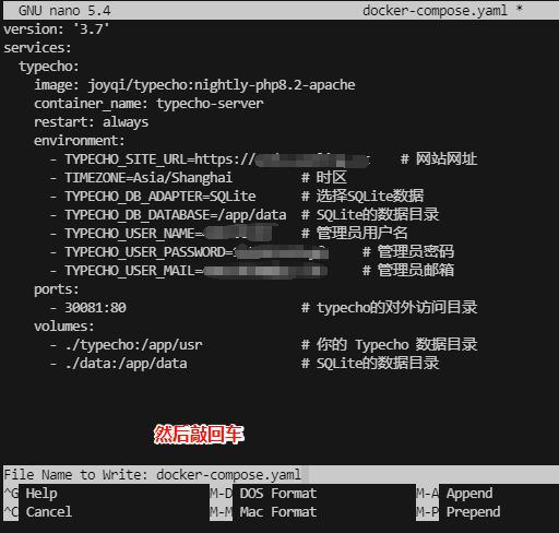 记录一次Docker-Compose部署Typecho - 哔哩哔哩
